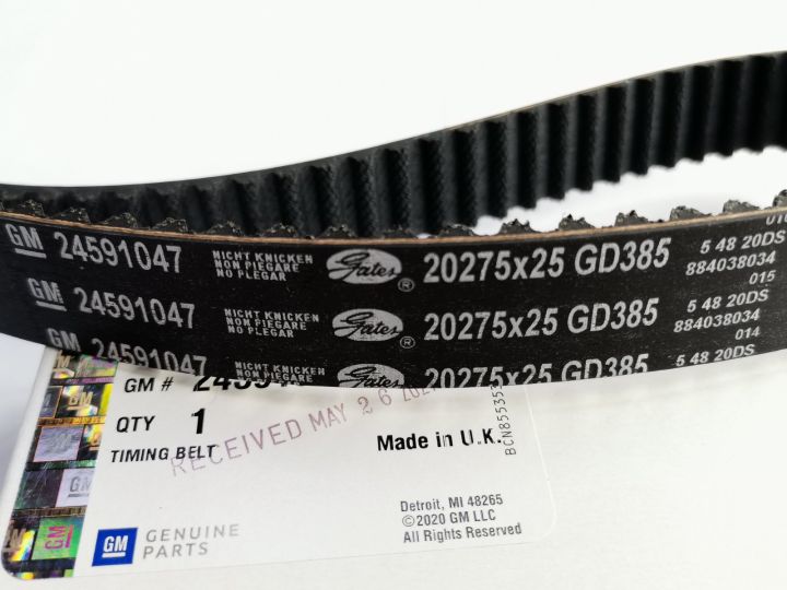 (ของแท้ศูนย์) CHEVROLET สายพานไทม์มิ่ง ราวลิ้น COLORADO TRAILBLAZER ...