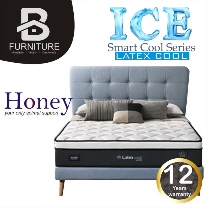 Honey Mattress/ Smart Cool Series/ Latex Cool/ Queen Size/ King Size/ Super Single/ Single | Lazada