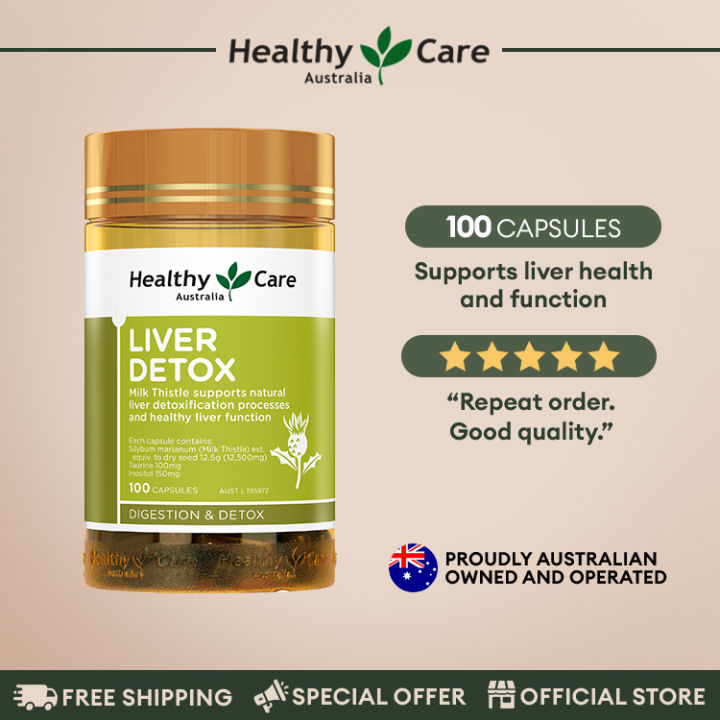 Exp date: May 2025 Healthy Care Liver Detox - 100 Capsules | For Liver ...
