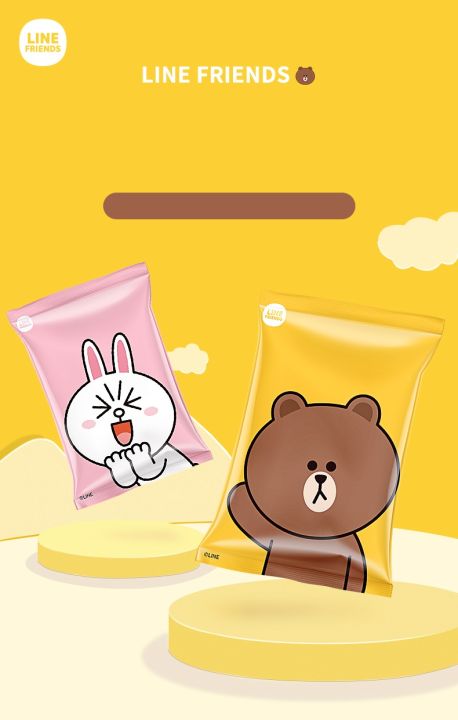 [AUTHENTIC] LINE FRIENDS Air Tight Resealable Zip Lock Waterproof ...