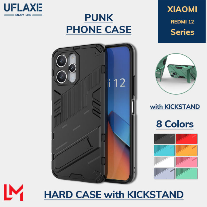 UFLAXE เคสสำหรับ Xiaomi Redmi 12 12C PUNK Case เคสแข็งกันกระแทก เกราะพั ...