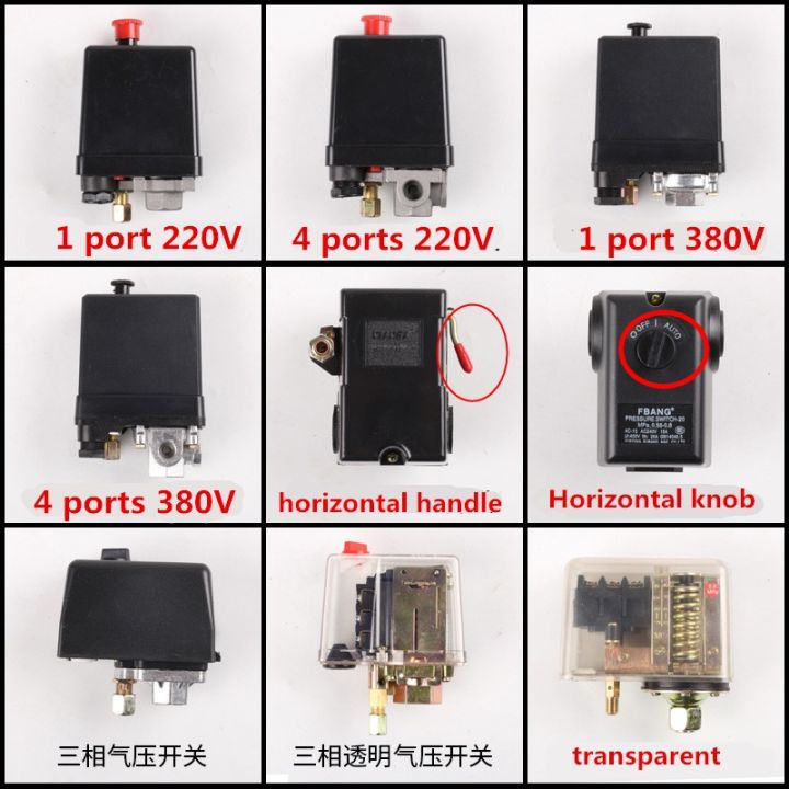 1pcs Heavy Duty Air Compressor Pressure Switch Control Valve 90 120PSI ...