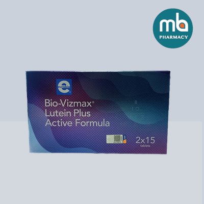[Exp: May 2027] EUROBIO BIO-VIZMAX LUTEIN PLUS ACTIVE FORMULA TABLETS ...
