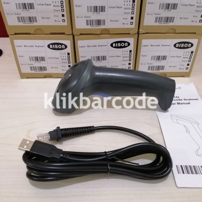 PROMO USB barcode scanner | scan barcode LASER | scaner barcode BI-1058 ...