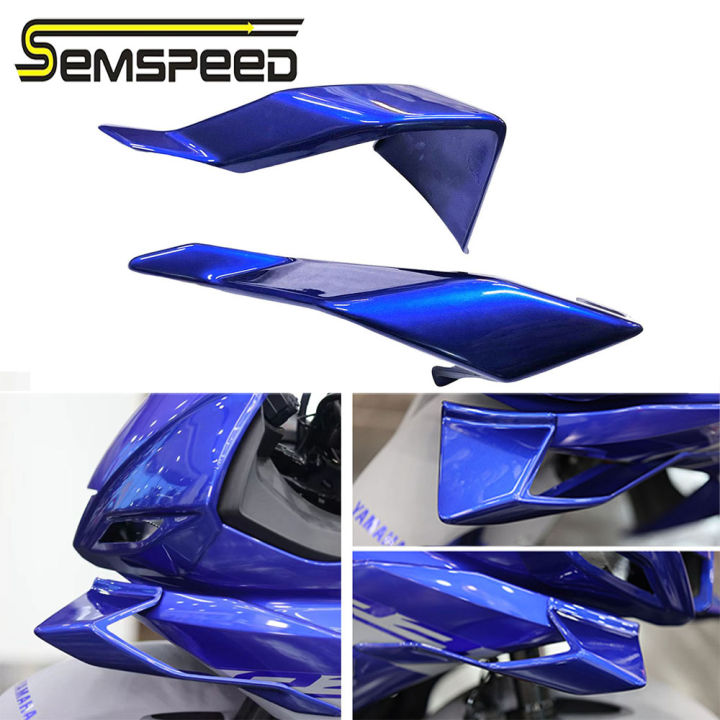 SEMSPEED Motorcycle Wind Wing Fairing Front Aerodynamic Spoiler Winglet ...