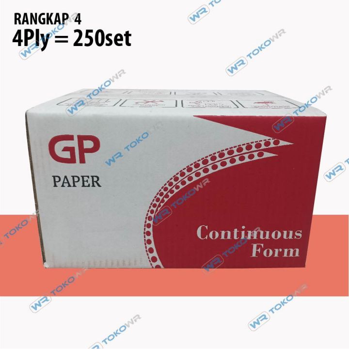 Kertas Continuous Form Rangkap 4 Atau 4 Ply | Lazada Indonesia