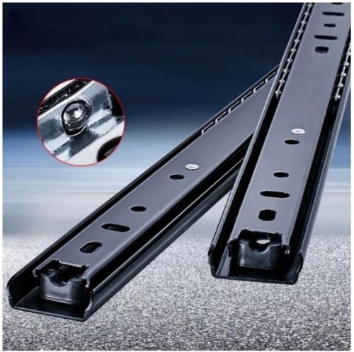 Drawer Slides 12" Soft Close Drawer Track Rail Sliding Two-Section ...