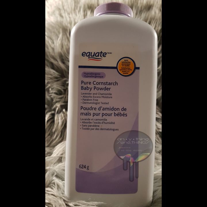 Talc Free Baby Powder 3 Pack) Equate Baby Cornstarch Baby Powder ...