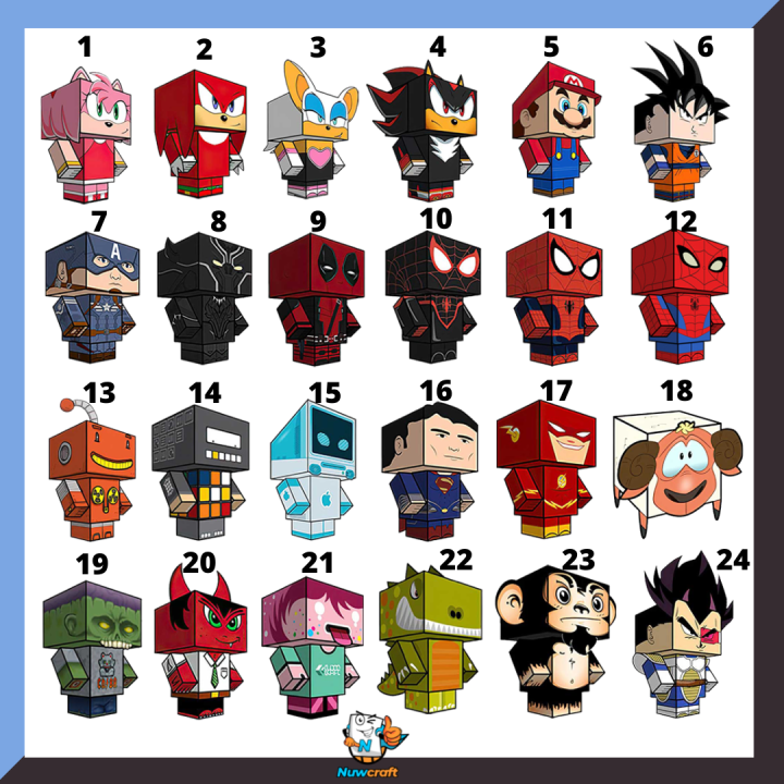 Danbo papercraft hero dan monster | Lazada Indonesia