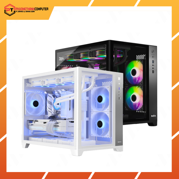 Thùng máy/ Vỏ Case Magic MIX-Tower M-ATX Whtie/Black (no fan) | Lazada.vn