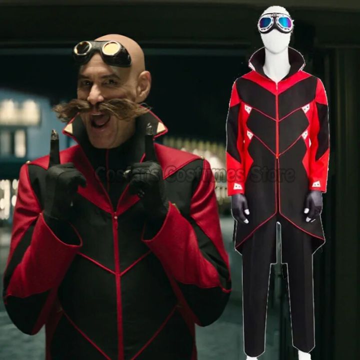 Dr. Eggman Cosplay Costume Ivo Robotnik Halloween Cos Clothes Anime The ...