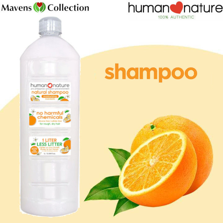 Human Heart Nature Moisturizing Mandarin Natural Shampoo 1L | Lazada PH