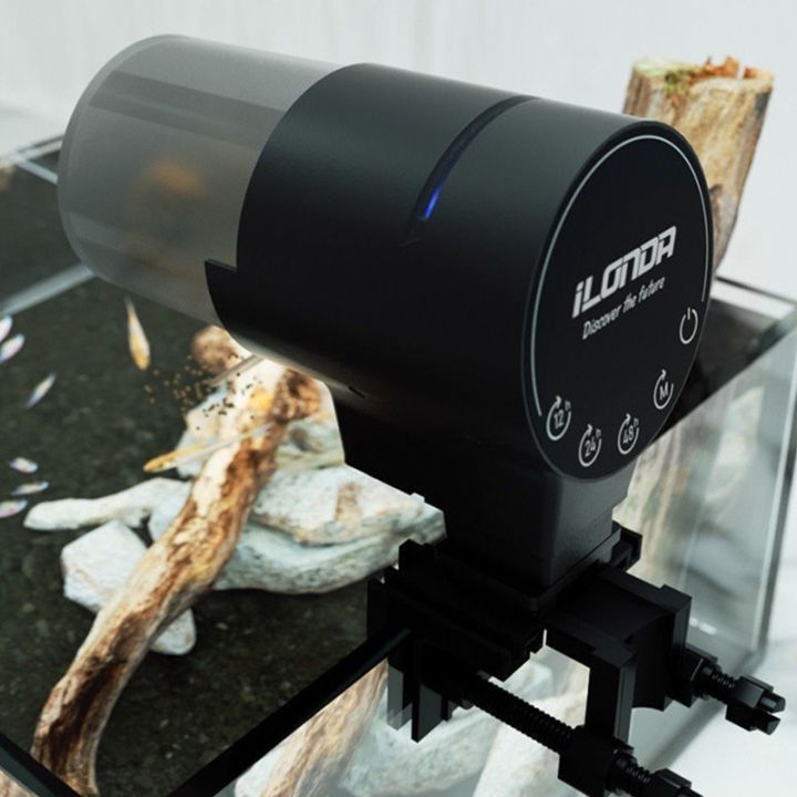 Smart Aquarium Fish Feeder Automatic Fish Tank Food Dispenser Feeding ...