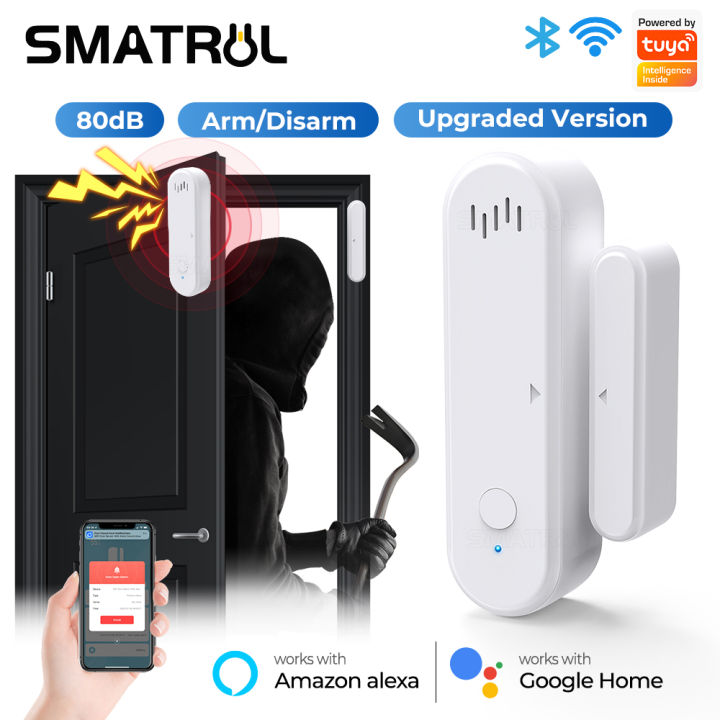 SMATRUL Tuya WiFi Mini Door Sensor Smart Door Open/Closed Device Window ...