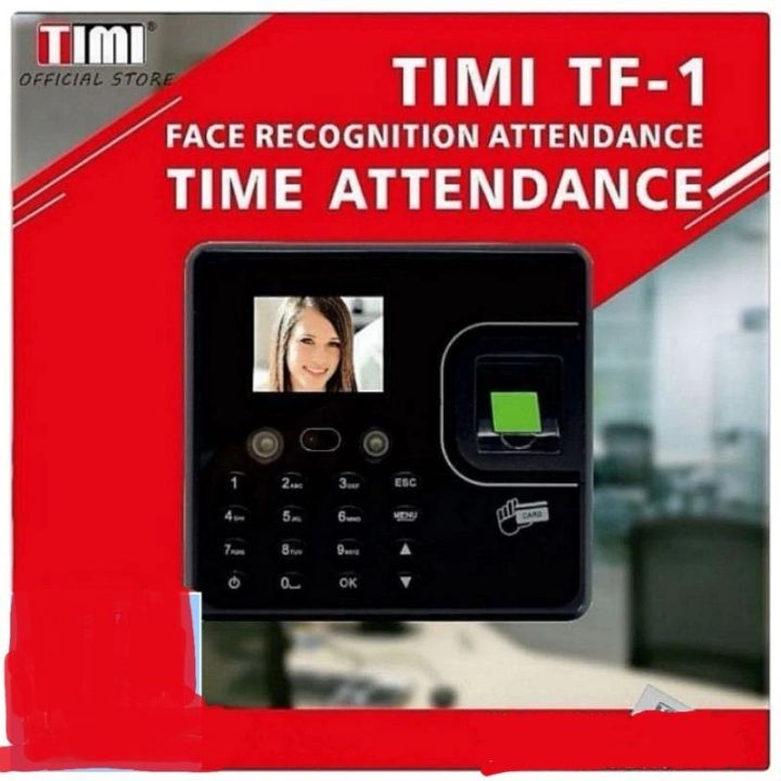 TIMI TF1 Face Recognition Time Attendance | FaceRecognition Fingerprint ...