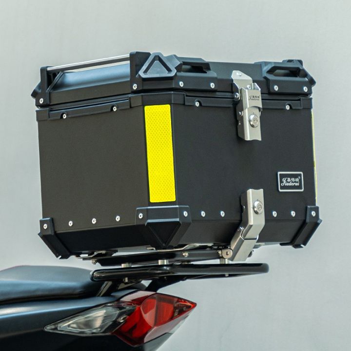 ROCKBROS Motorcycle Top Box Aluminum Alloy Waterproof Motorcycle Tail ...