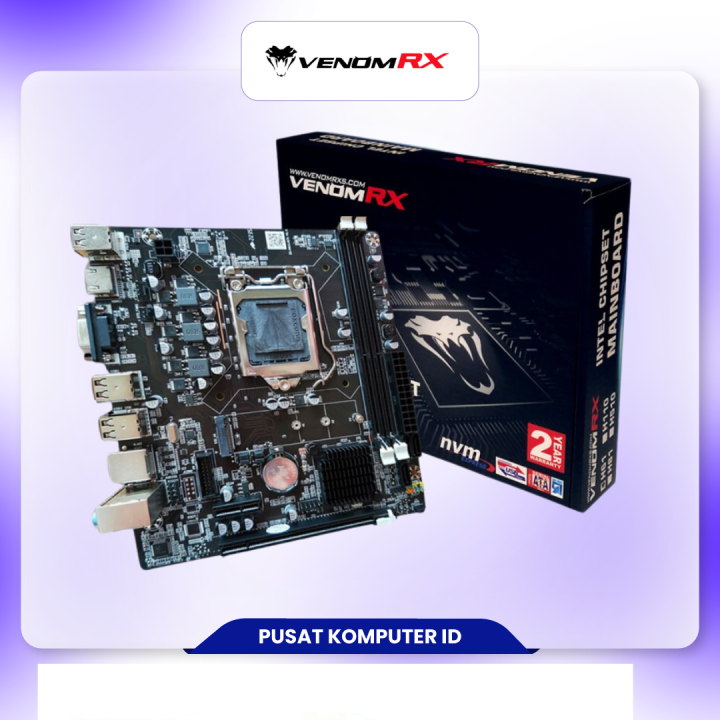 Motherboard Mainboard Mobo VENOMRX H110 (Socket Intel LGA 1151) | Lazada Indonesia