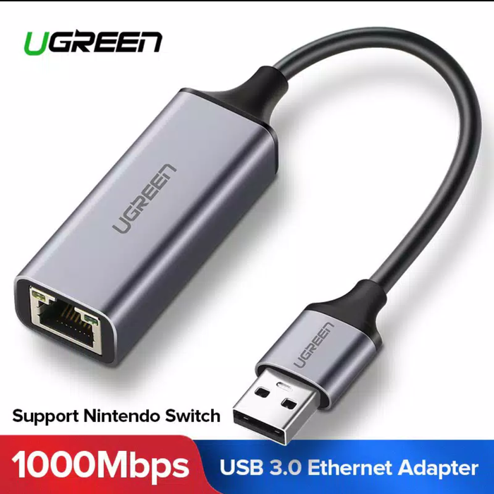 Ugreen Usb 3.0 to Lan Gigabit Ethernet Adapter 1000mbps | Lazada Indonesia