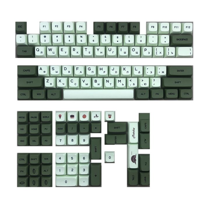 PBT Matcha Keycap XDA Highly Profile Personalized Key Cap for Gaming ...