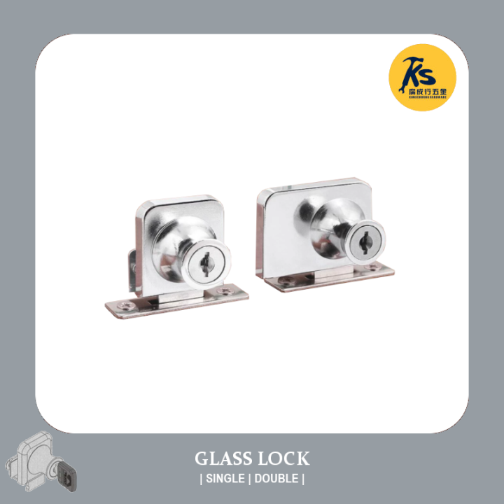 407 and 409 Showcase Glass Lock ( SINGLE | DOUBLE ) | Lazada