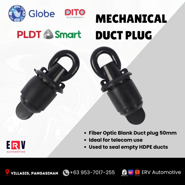 EDP Expanding Mechanical Blank Duct End Plug for Telecom Silicon Duct ...