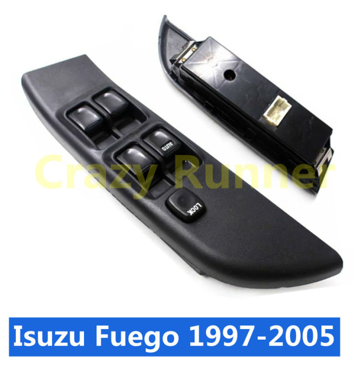 10pins Front Left Master Power Window Switch with Panel for Isuzu Fuego ...