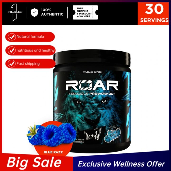 Rule 1 ROAR Pre Workout 30 Servings. | Lazada PH