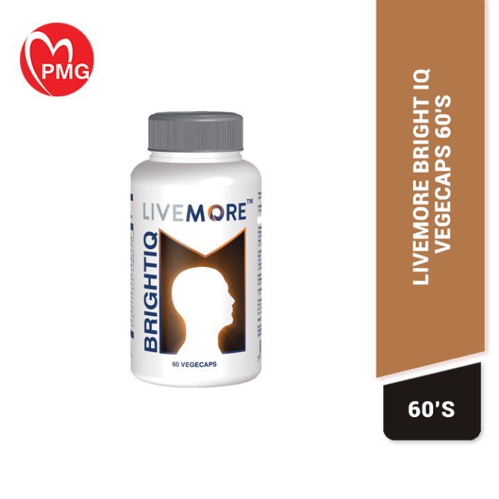 [LIVEMORE] Bright IQ Vegecaps 60's - Exploring the Marvels of Your Mind | Lazada