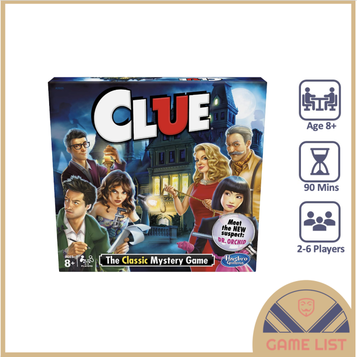 Clue Game Party Game Family Game Board Game Traditional Game | Lazada ...