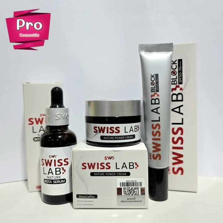 ครีมบำรุงผิวสวิสแล็บ /กันแดด/เซรั่ม ครีมอาตุ่ย Swiss Lab Nature Power Cream 30 g. ของแท้ 100% ...