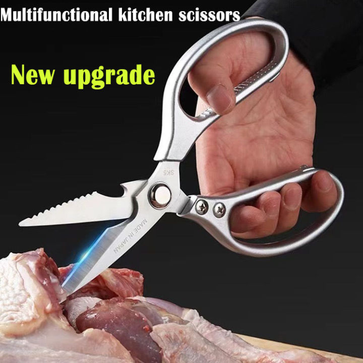 Japan Stainless Steel Kitchen Scissors Multipurposes Shears Tool For ...