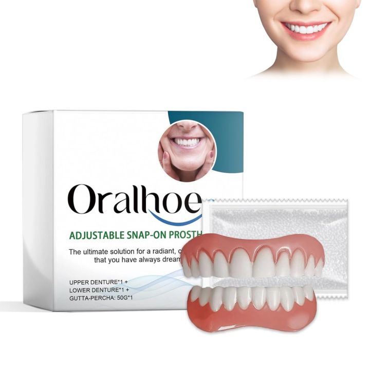 Denture Reline Kit, False Teeth Set,Dentures,Soft Denture Reline Kit ...