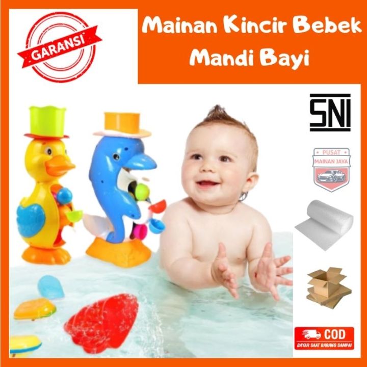 Mainan Anak Kincir Air Bebek Dolphin Mainan Mandi Anak Karakter YP36 ...