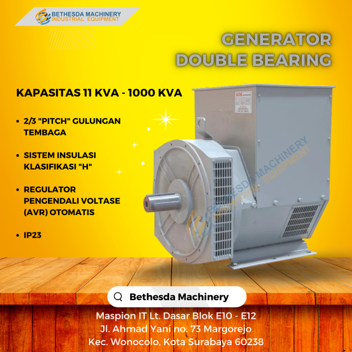 Generator 27.5 kva - 22 kw double bearing | Lazada Indonesia