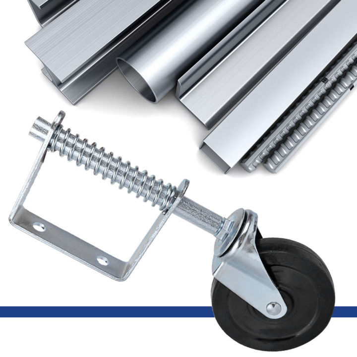 Gate Wheel Spring Loaded Swivel Caster Heavy Duty 220lbs Load Spring ...