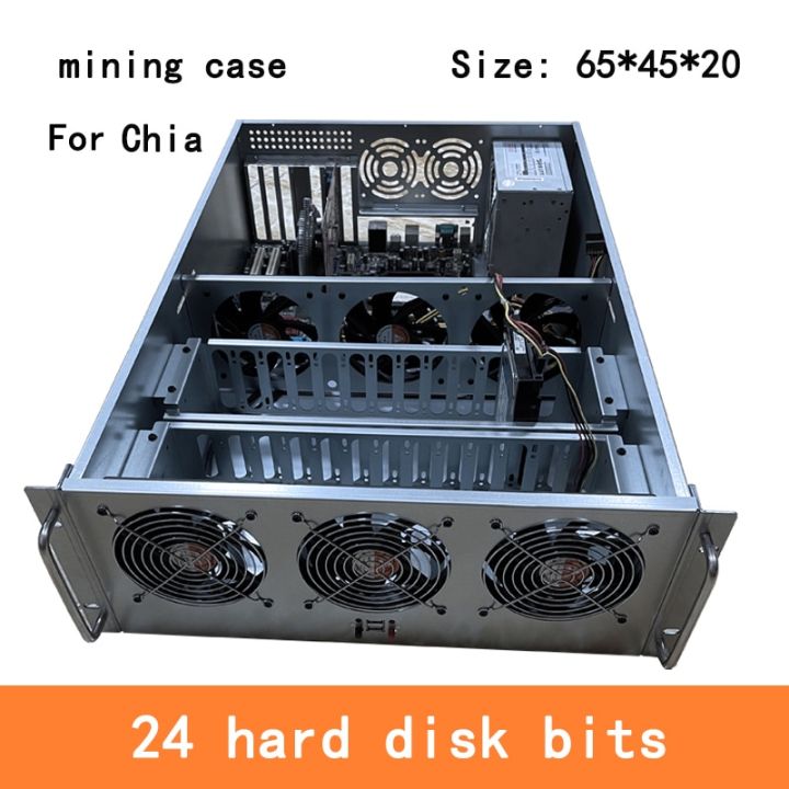 4U Server Case For Graphics Card Motherboard 24 Disk Chassis Frame ...