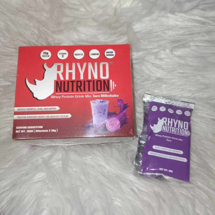 RHYNO NUTRITION WHEY PROTEIN 1 SACHET | Lazada PH