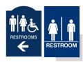 Restroom Toilet CR Powder Room Signages(Laminated Signage and ...