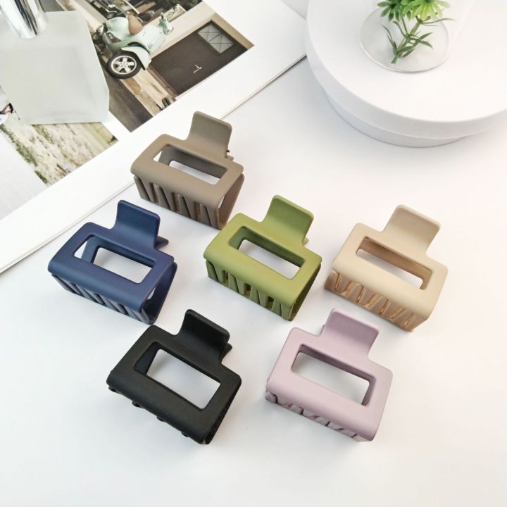 Jepit Rambut Kotak Doff Model Korea Jepitan Jedai Cantik Matte Doff ...