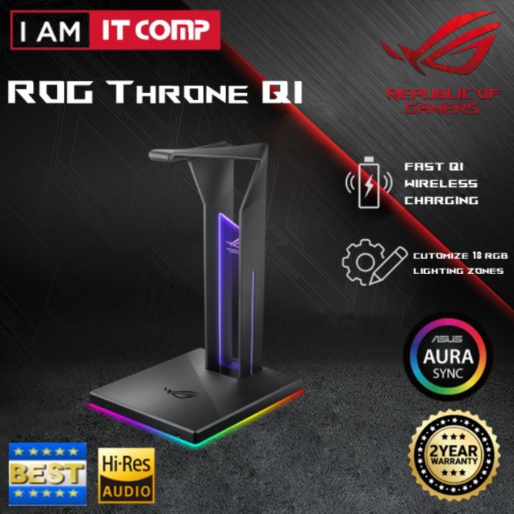 Asus Rog Throne QI wireless charging, 7.1 surround sound , dual USB 3.1 ...