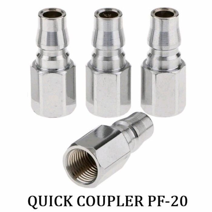 TEKIRO QUICK COUPLER ANGIN PF 20 PLUG / SAMBUNGAN SELANG ANGIN PF20 ...