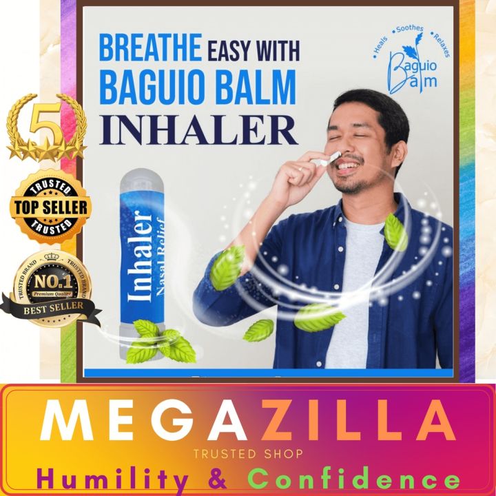 Original Baguio Balm Inhaler Nasal Relief Breath Easily (For nasal ...