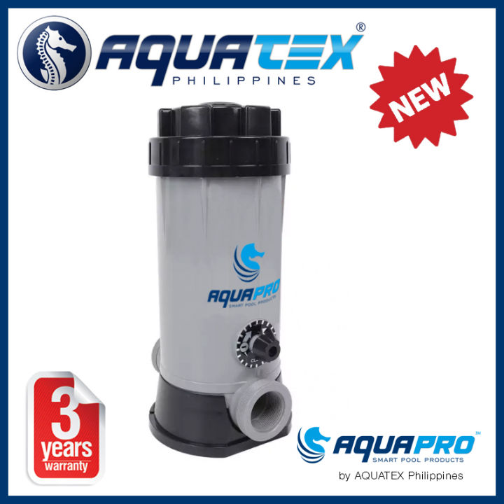 AQUAPRO Automatic Chlorine Dispenser - Inline Feeder - Chlorinator ...