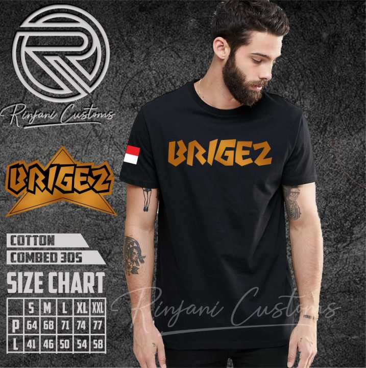 Kaos Brigez gold terbaru bisa pakai nama sendiri.Kaos distro brigez ...