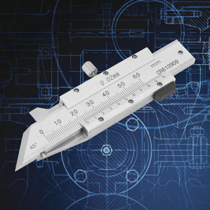 Chamfer Gage Chamfering Ruler Chamfered Vernier Caliper สแตนเลสคาลิป ...