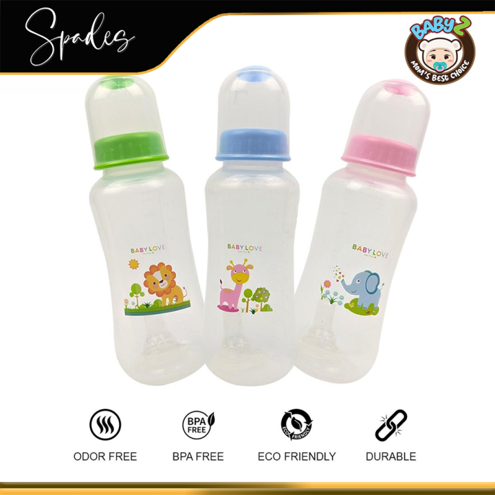 Baby-Z Smart Baby Feeding Bottle Clear & Colored 120ml | 280ml | Lazada PH