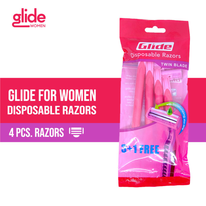 Glide Twin Blade Disposable Razors – Shaver for Women | Lazada PH