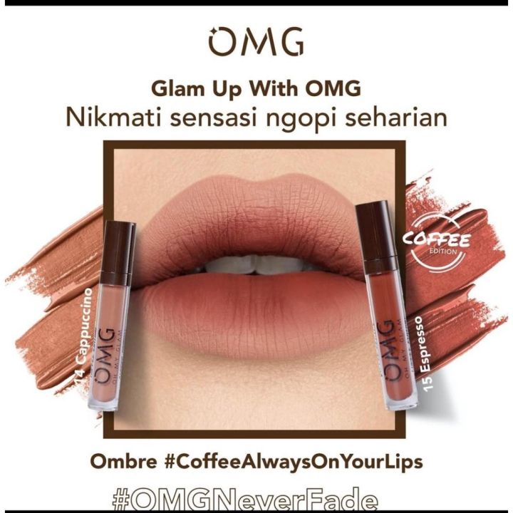 GKS Paket Ombre OMG LipCream isi 2 - omg lipcream ombre 2 shade 1 - 15 | Lazada Indonesia