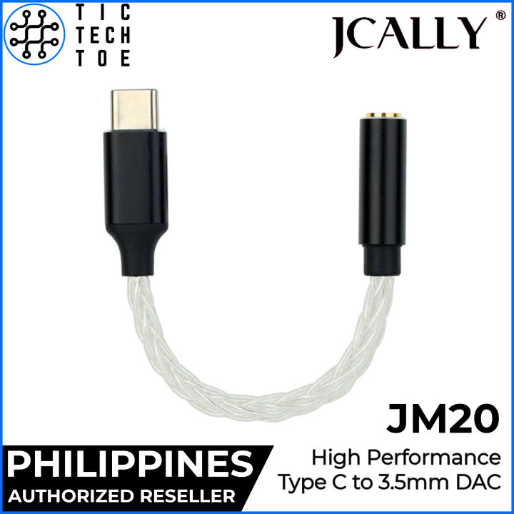 JCALLY JM20 Type C to 3.5mm HiFi DAC/Amp Adapter | Lazada PH