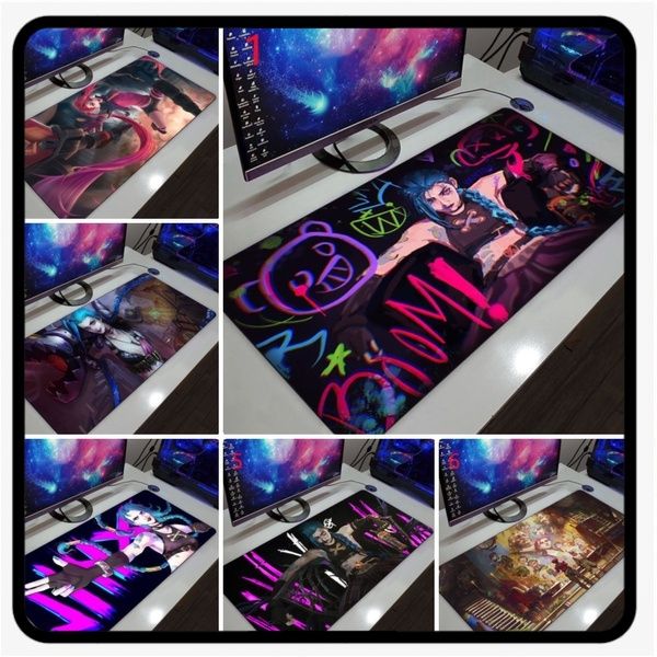 League of Legends Jinx Gaming Mouse Pad Computator Gamer Mouse | Lazada PH